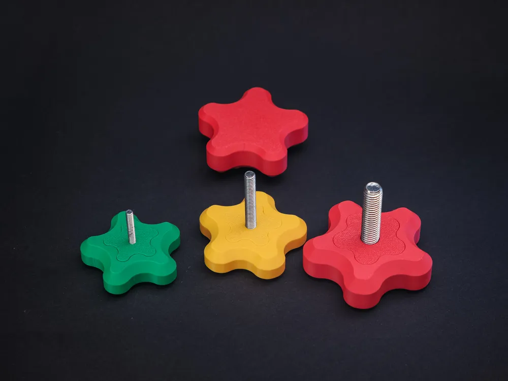 Extra Large Star Knobs by KL Worx MakerWorld: Download Free 3D Models