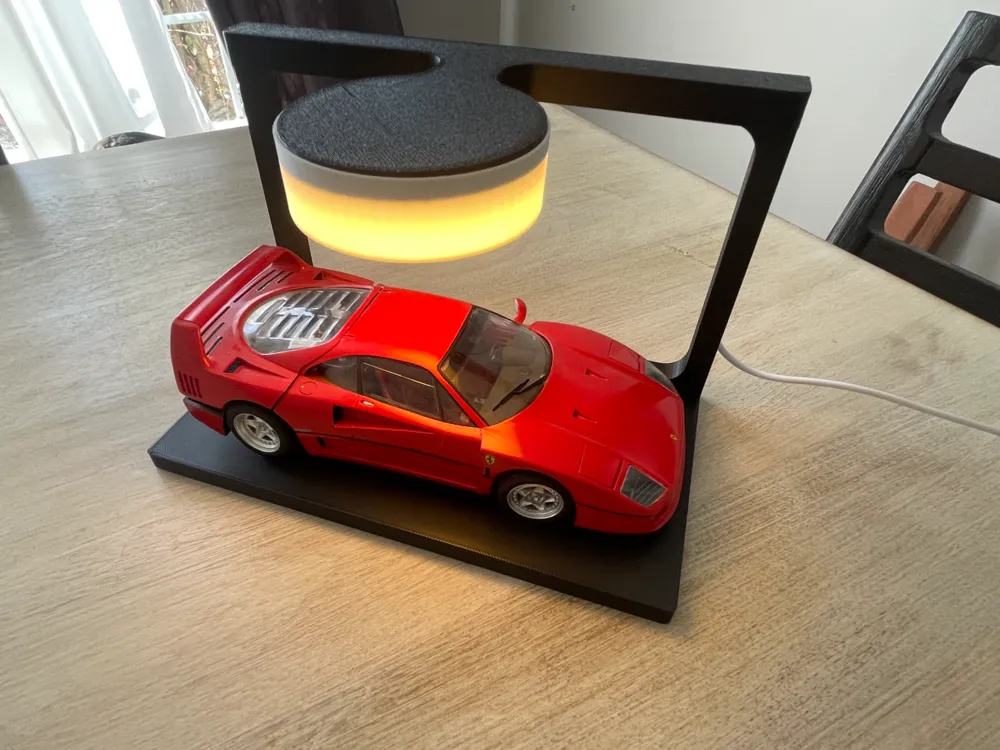 1:24 Scale Model Display Stand with Built-in LED - Free 3D Print Model ...