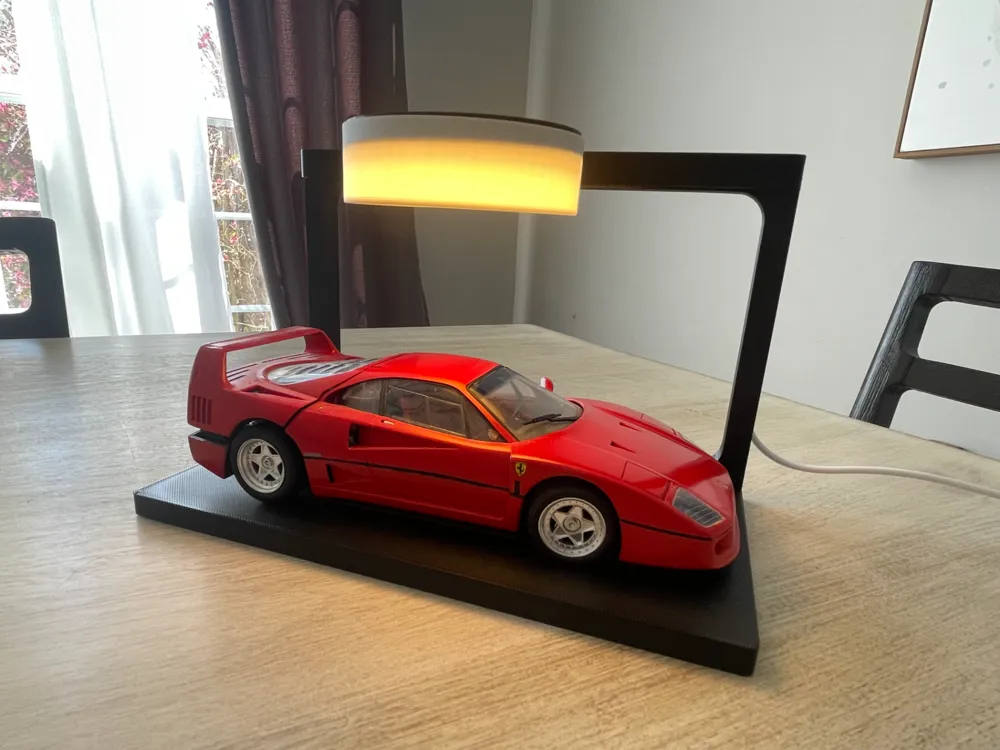1:24 Scale Model Display Stand with Built-in LED by ShapeShift 3D ...