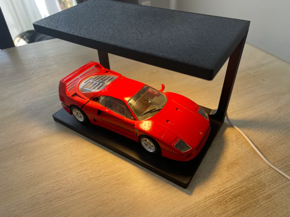 1:24 Scale Model Display Stand with Built-in LED by ShapeShift 3D ...