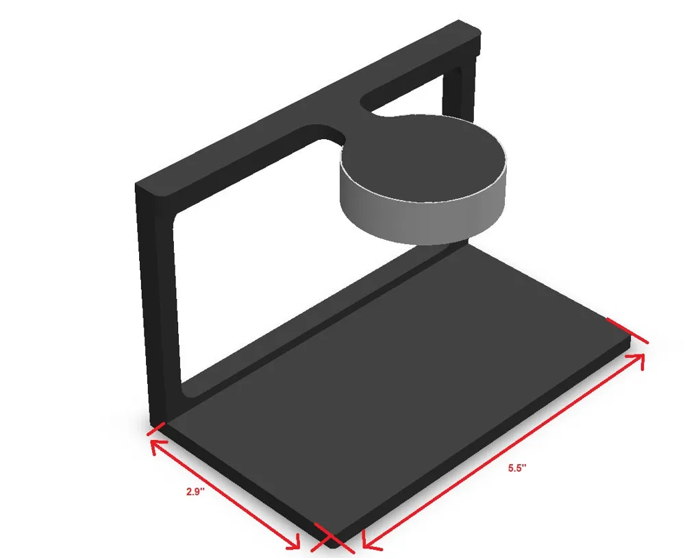 1:24 Scale Model Display Stand with Built-in LED by ShapeShift 3D ...