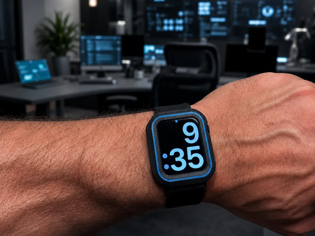 Snap-on Apple Watch Case with Border - 44mm Only - Free 3D Print Model ...