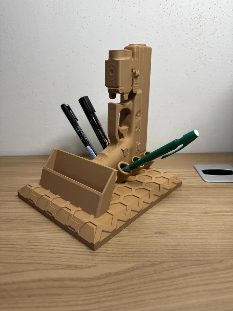 Glock 17 Desktop Organizer - Free 3D Print Model - MakerWorld