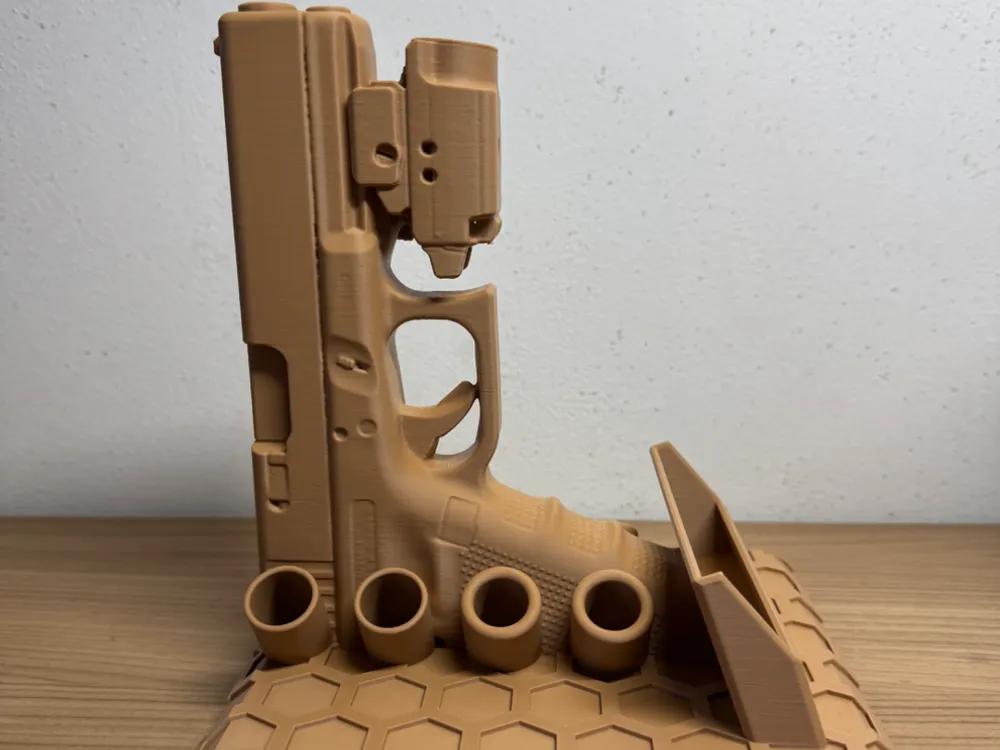 Glock 17 Desktop Organizer - Free 3D Print Model - MakerWorld