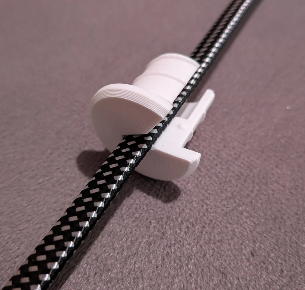Flat RJ45 cable wall / ceiling grommet - Free 3D Print Model - MakerWorld