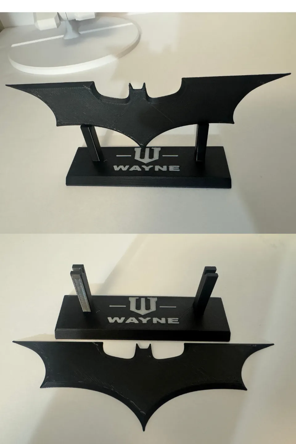 Batman The Dark Knight Batarang And Display Stand - Free 3D Print Model ...