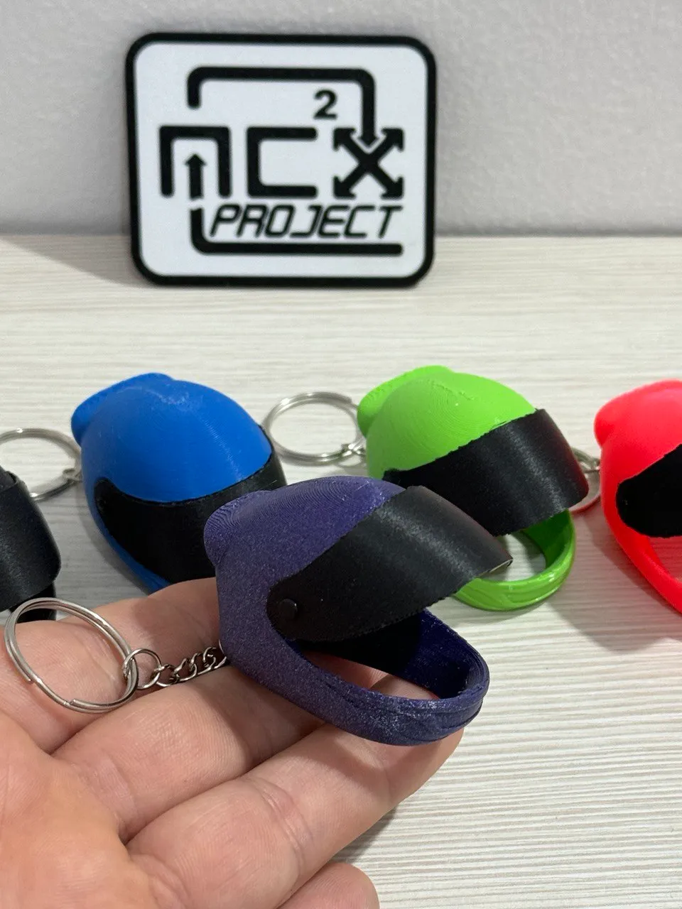 Helmet Keyring by Mc2.project3D - MakerWorld