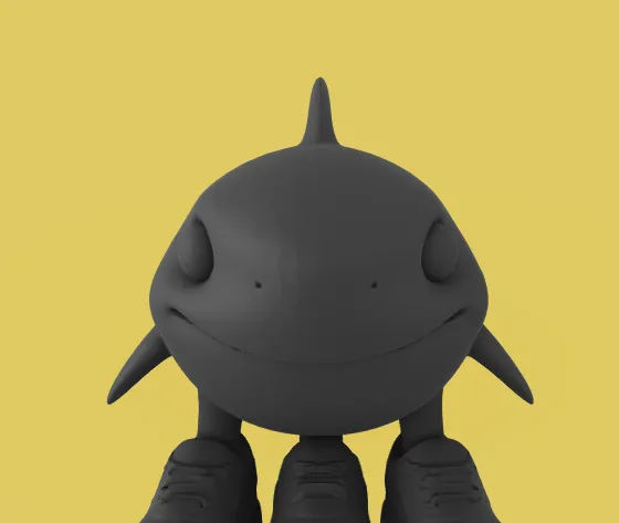 Tralalero Tralala Chibi-Brainrot by ThorLab CreationsMakerWorld：無料3Dモデル ...