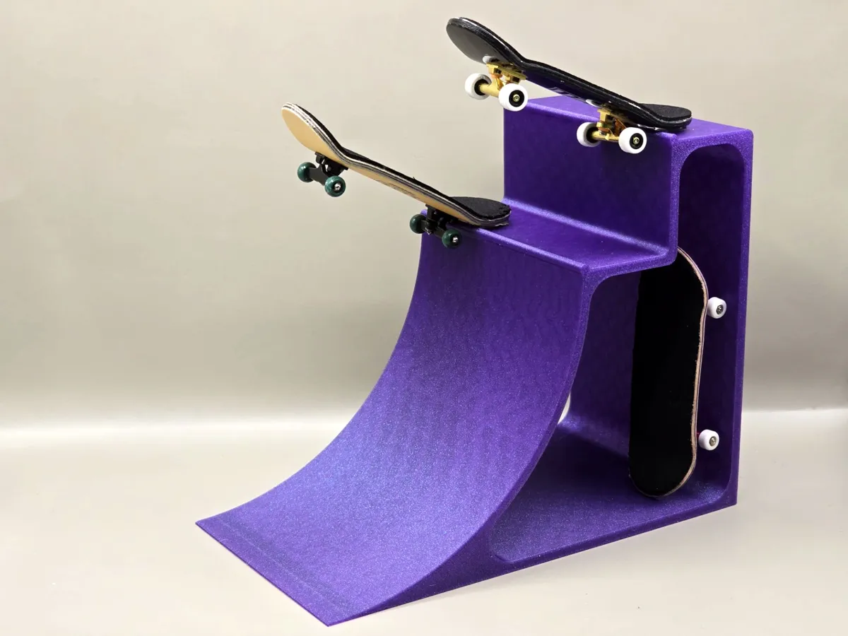 Vert Ramp Double Grind Halfpipe Fingerboard - Free 3D Print Model ...