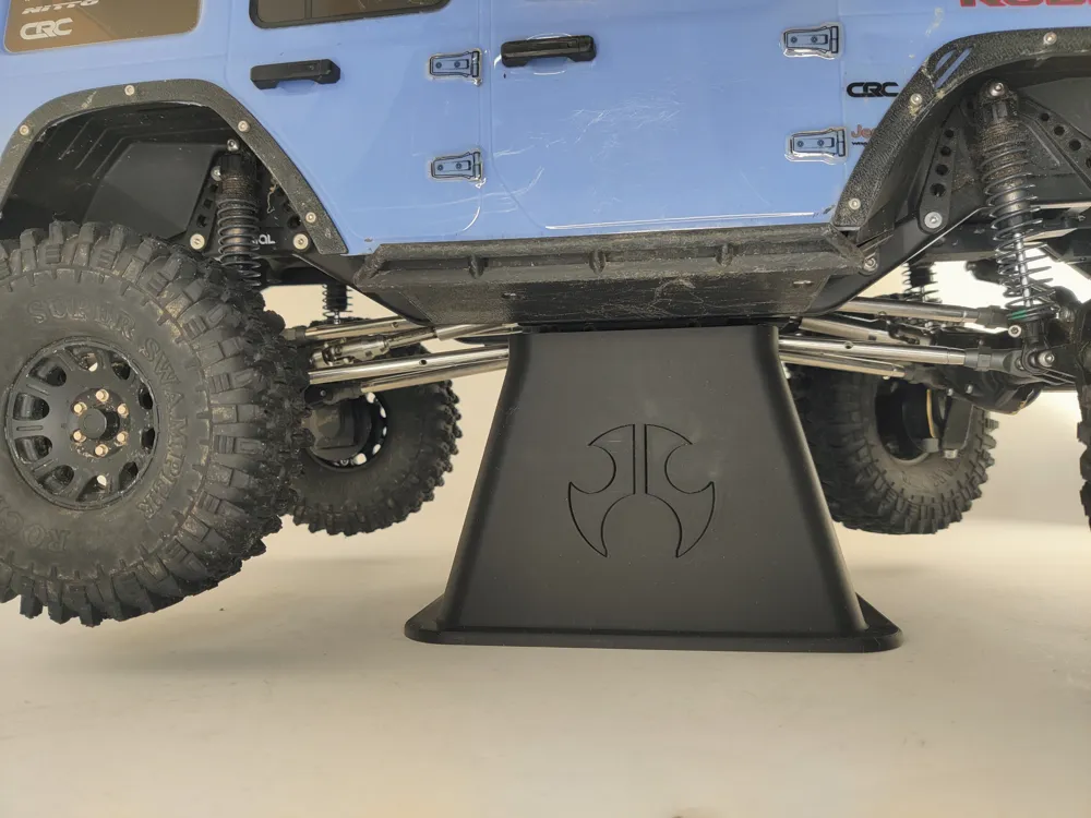 RC Crawler display stand Axial SCX10-3 Wrangler - Free 3D Print Model ...