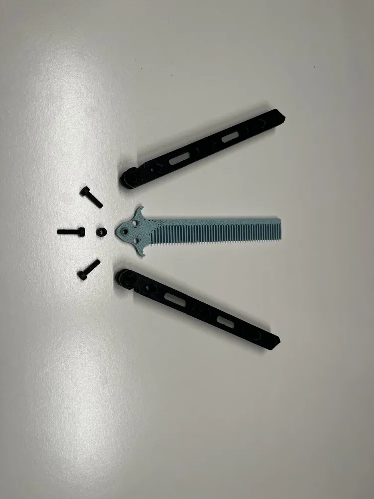 Butterfly comb!!! - Free 3D Print Model - MakerWorld