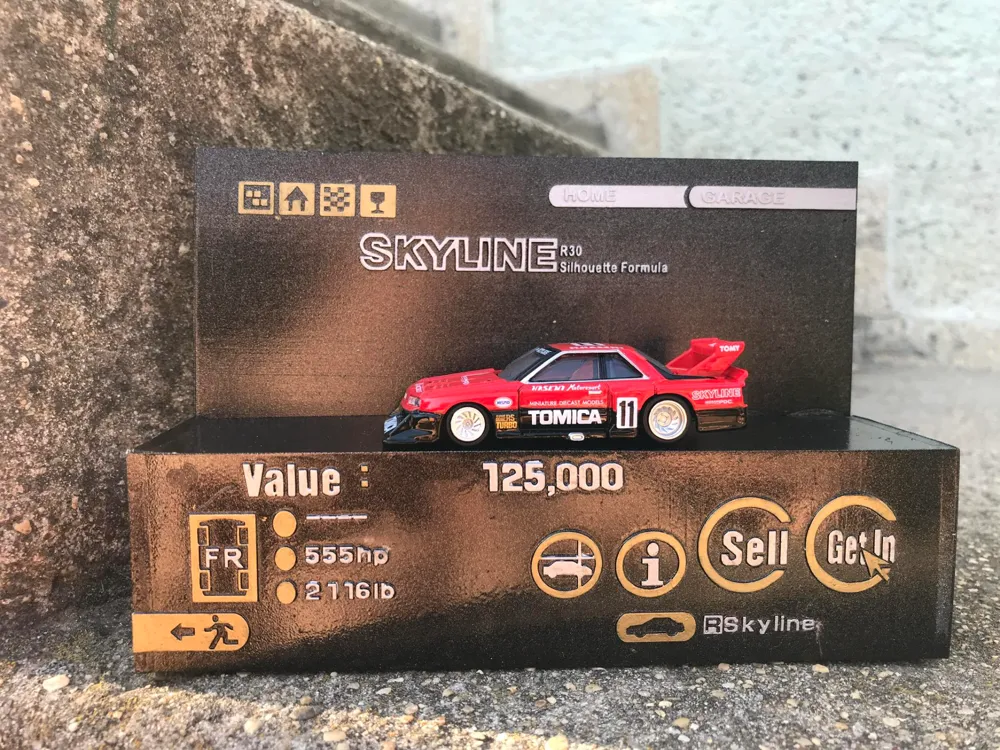 GRAN TURSIMO 2 NISSAN SKYLINE DISPLAY STAND (MULTICOLOR READY) by ...