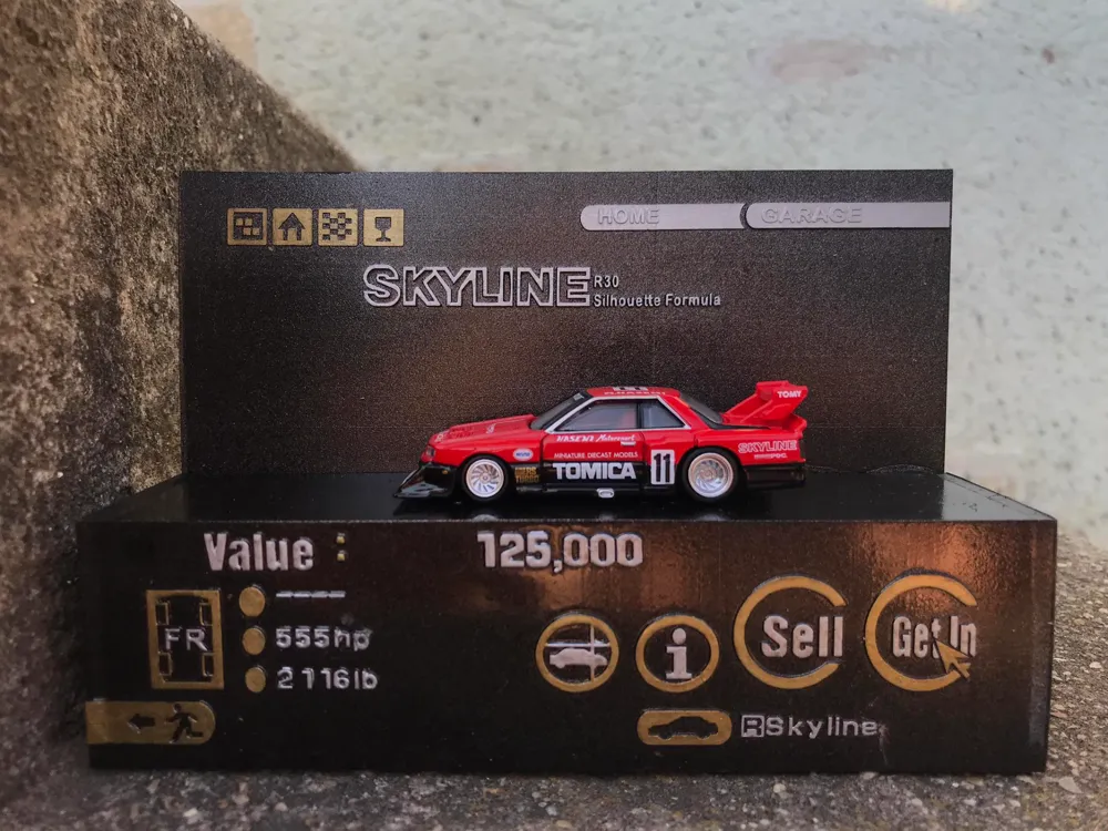 GRAN TURSIMO 2 NISSAN SKYLINE DISPLAY STAND (MULTICOLOR READY) by ...