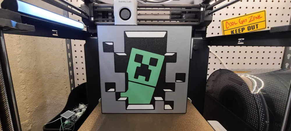 Minecraft Creeper Lightbox by ABC3DPRINTS - MakerWorld