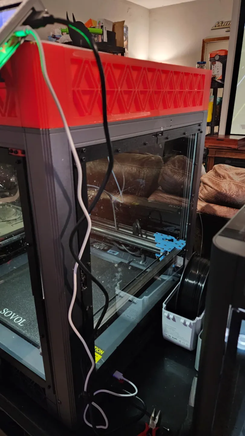SV08 Lack Acrylic Panel Enclosure - Free 3D Print Model - MakerWorld