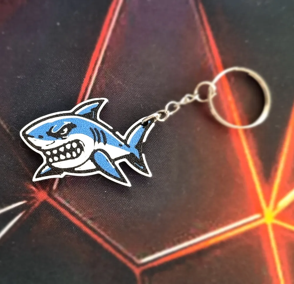 Shark Keyring by Lazerknight - MakerWorld