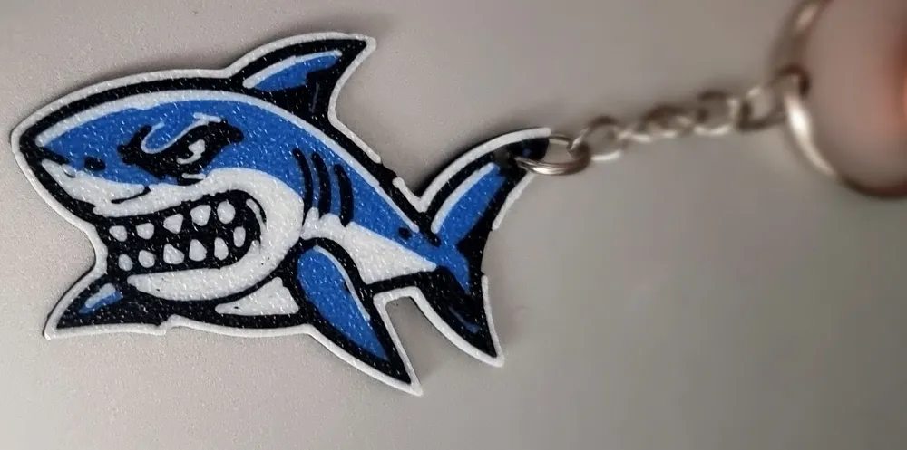 Shark Keyring by Lazerknight - MakerWorld