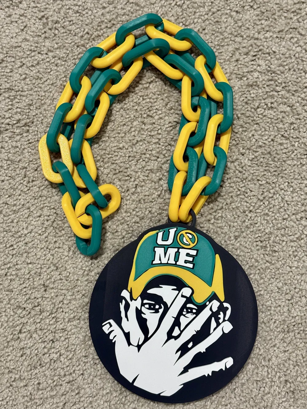 John Cena "U Can't C ME" logo chain by CTK 3D Printing MakerWorld ...
