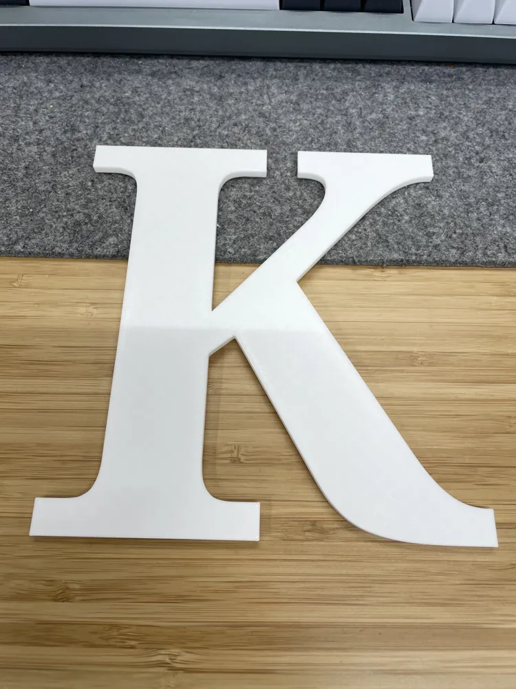 Big Letter K - Free 3D Print Model - MakerWorld
