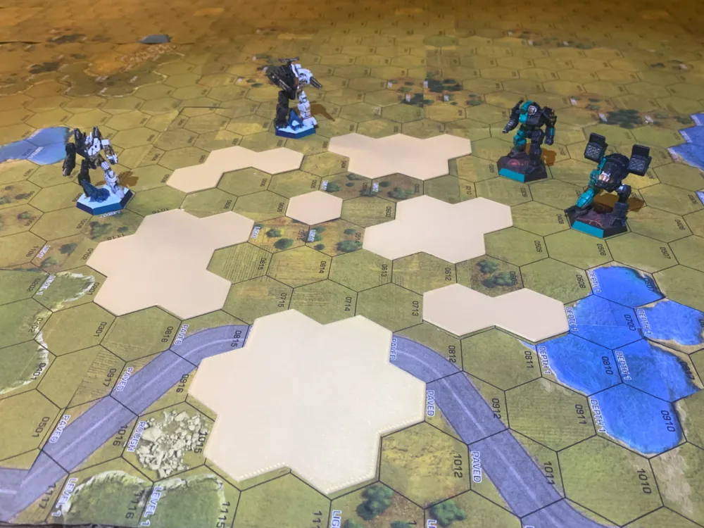 Mech RPG / Battletech Compatible Hex Bases by Scott1972 MakerWorld ...