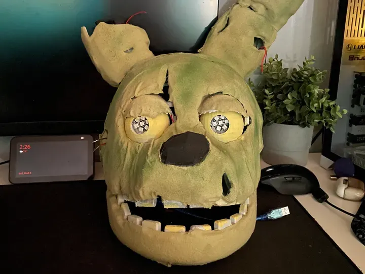 Spring Bonnie Kopf – Kostenloses 3D-Druckmodell – MakerWorld