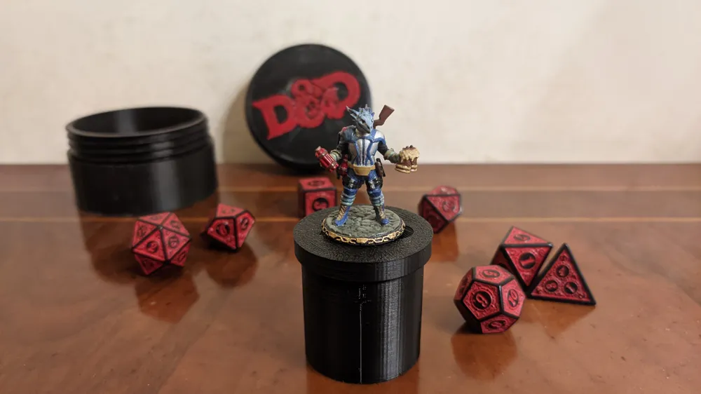 Simple DnD miniature case by CreativiMex - MakerWorld