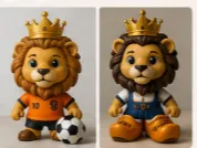 Royal Dutch Chibi Lion - Free 3D Print Model - MakerWorld