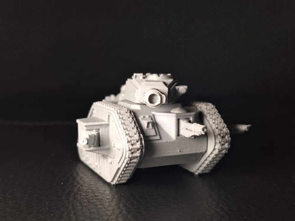 Warhammer Leman Russ Battle Tank by Waffles - MakerWorld