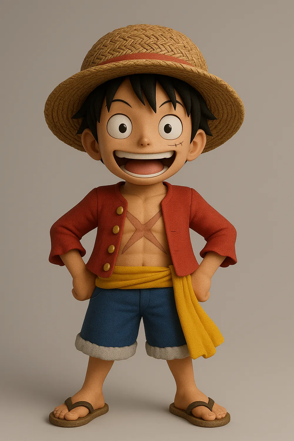 Luffy Junior One Piece - Free 3D Print Model - MakerWorld