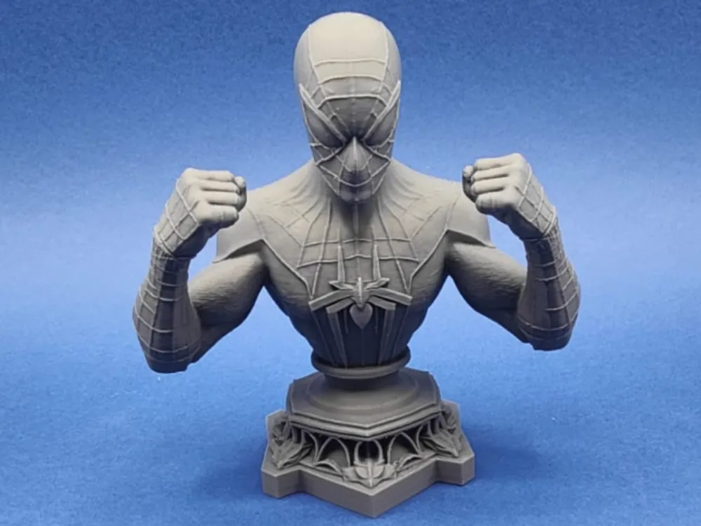 Spiderman bust - Free 3D Print Model - MakerWorld