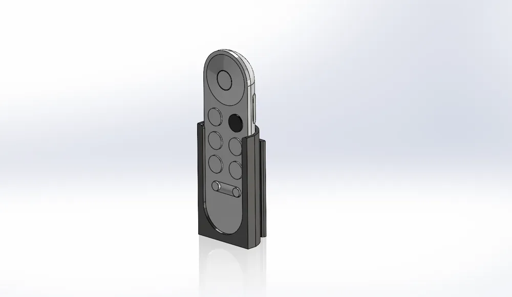 Chromecast remote holder by ClemensP - MakerWorld