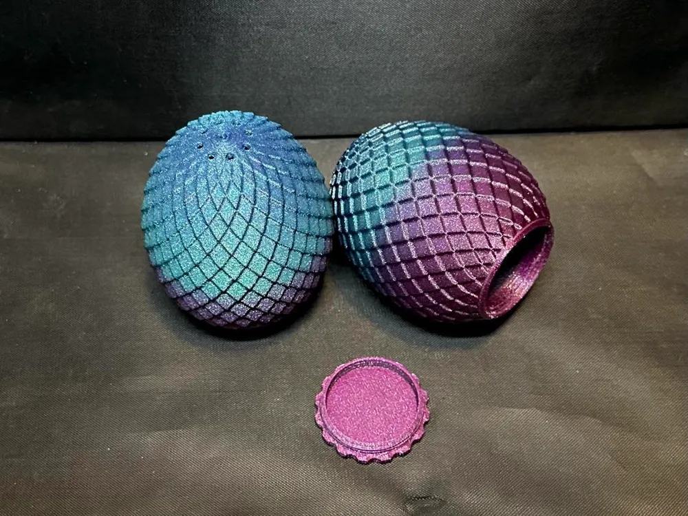 Detailed Dragon Egg Salt & Pepper Set Remixed by BATTCAVE MakerWorld ...