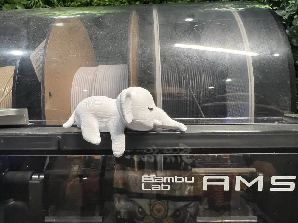 Lazy elephant - Lazy Edge Beasts by AT62 MakerWorld: Download Free 3D ...