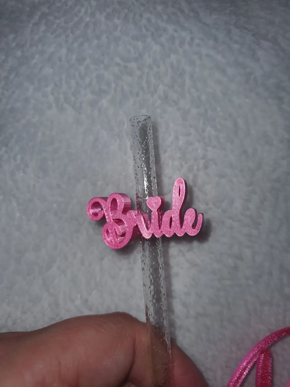 Bride Straw Topper - Free 3D Print Model - MakerWorld