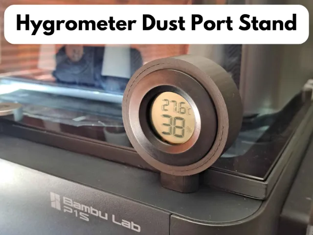 Hygrometer Display Stand for P1S/P1P/X1 Remixed by Arctic - MakerWorld