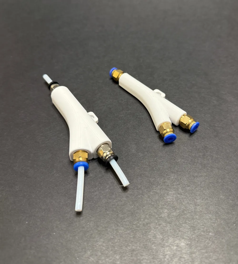 Filament Y Splitter M6/M10 For Bambu Lab P1/X1 by 3D-Vizja MakerWorld ...