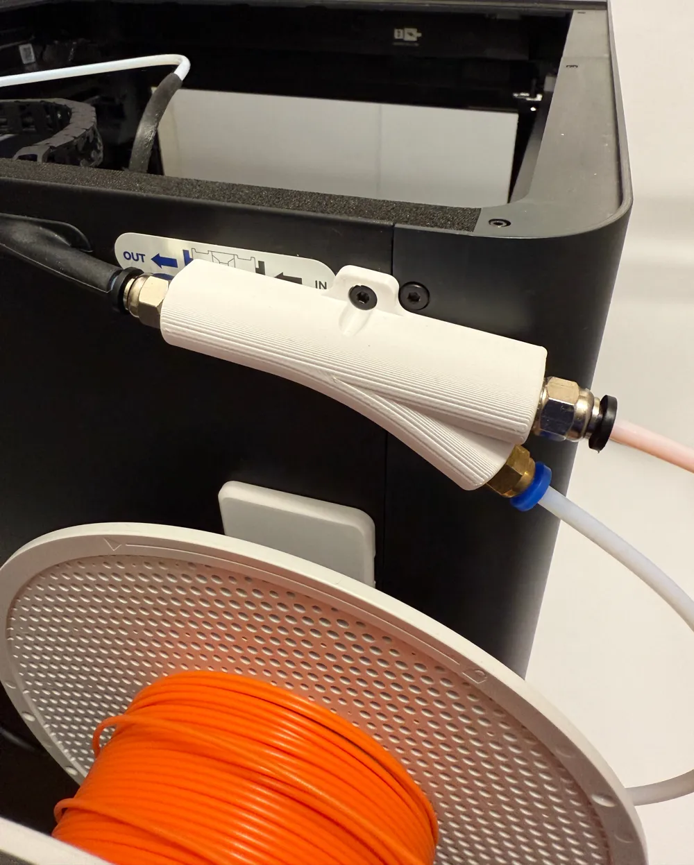 Filament Y Splitter M6/M10 For Bambu Lab P1/X1 by 3D-Vizja MakerWorld ...