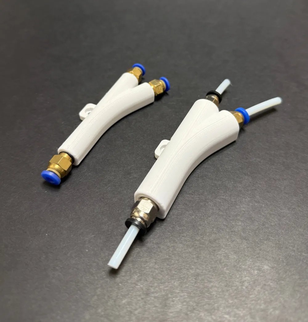 Filament Y Splitter M6/M10 For Bambu Lab P1/X1 by 3D-Vizja MakerWorld ...
