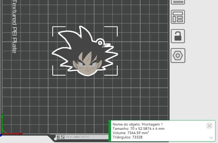 Son Goten keychain Dragonball by Best Prints 3d MakerWorld: Download ...