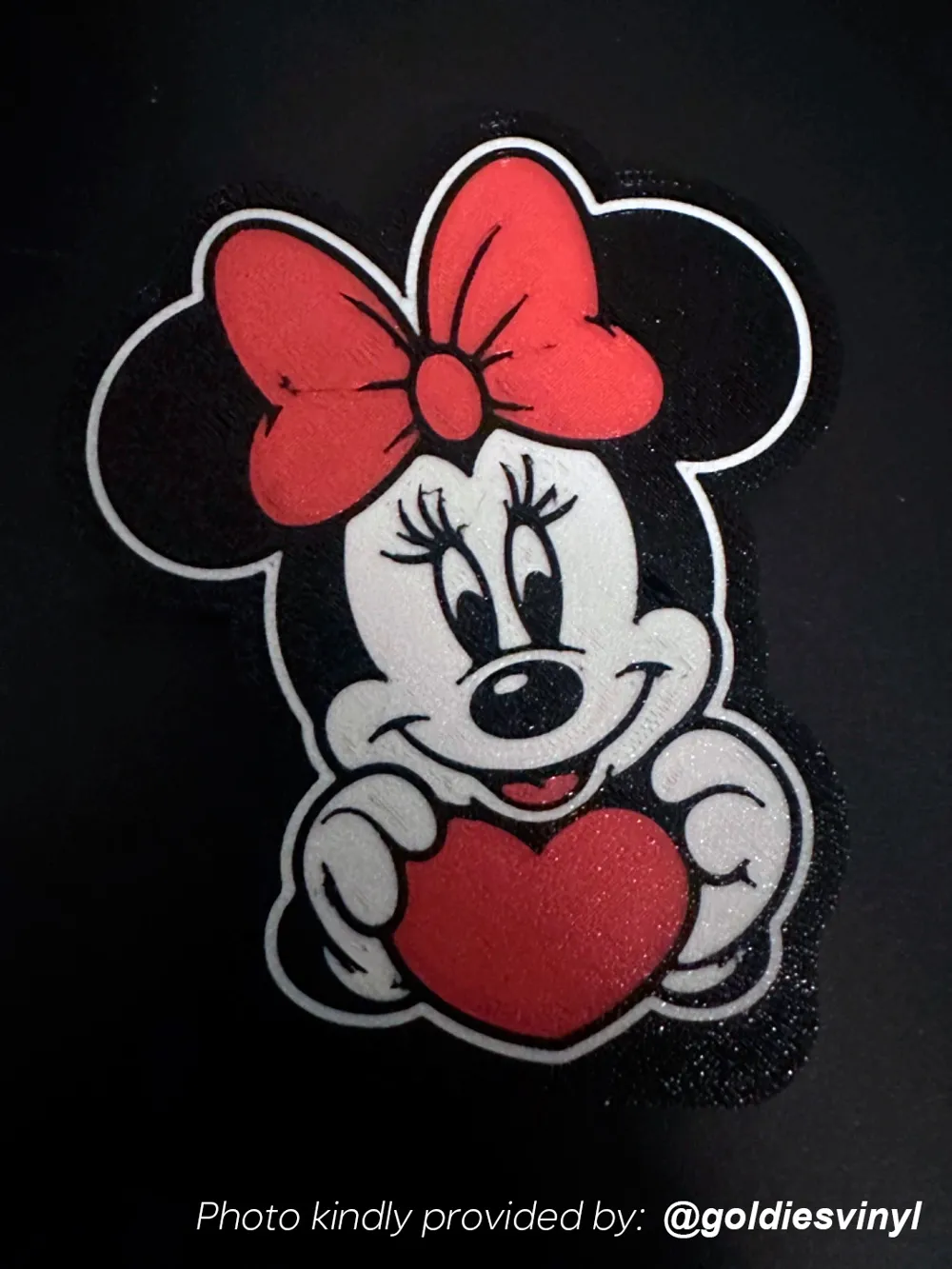 Minnie Love Lightbox | LED Lamp by 3Dacores - MakerWorld