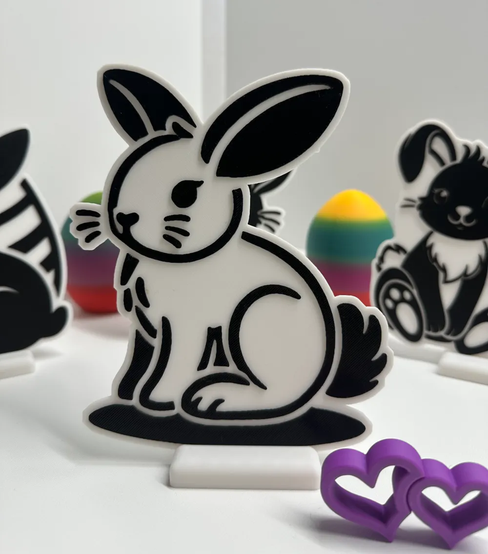 Cute bunny - 2d decor by 3D_aniel - MakerWorld