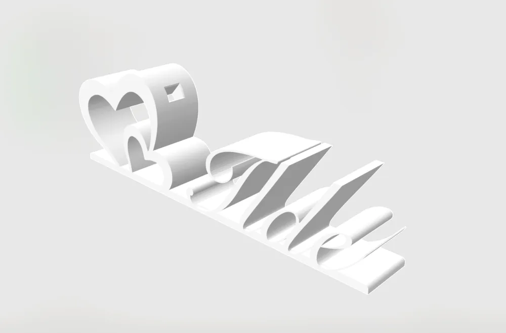 ILDE scritta by sono pigro - MakerWorld