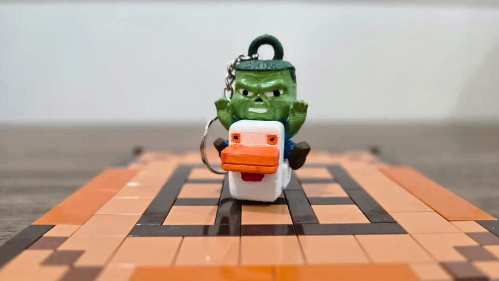 Minecraft movie Chicken Jockey by BarnesKMB MakerWorld: Download Free ...