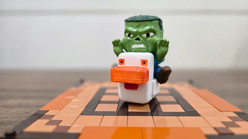 Minecraft movie Chicken Jockey by BarnesKMB MakerWorld: Download Free ...