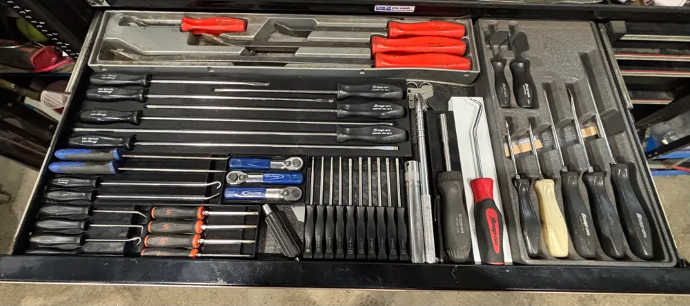Snap-on Long Screwdriver Organizer by UnregisteredLamp - MakerWorld