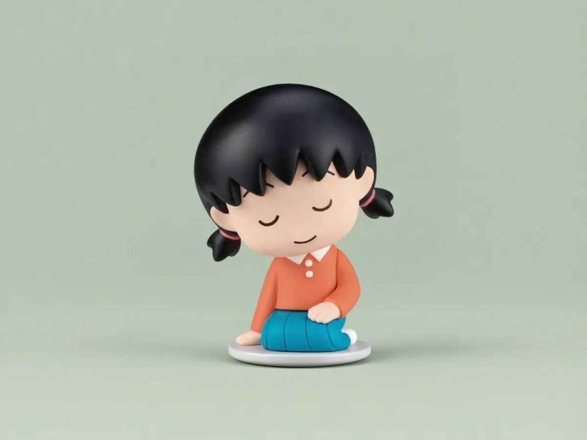 Anko Sakura, a irmã de Chibi Maruko-chan - Boneco de Chibi Maruko-chan ...
