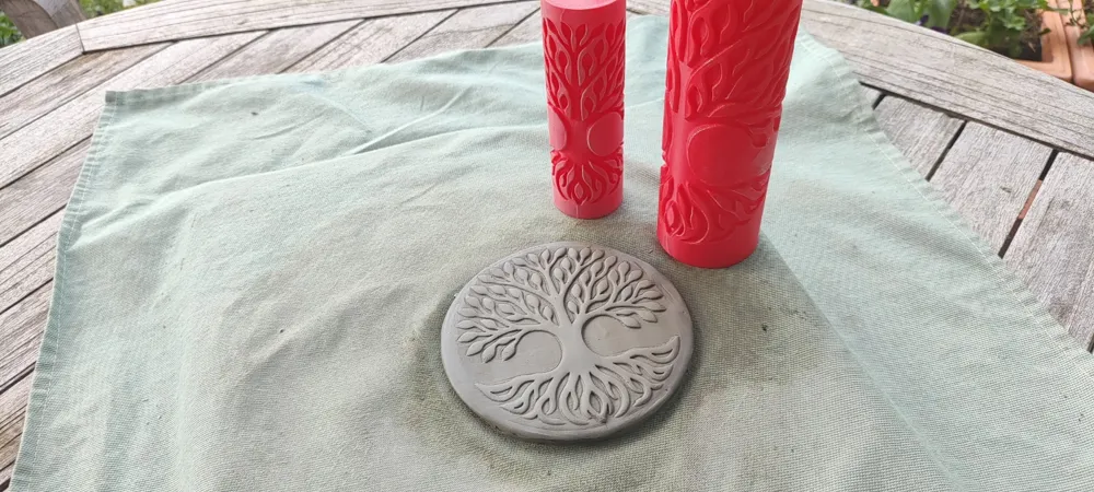 Rodillo de textura - Árbol de la vida por TheBreadman MakerWorld: Descarga Modelos 3D Gratuitos