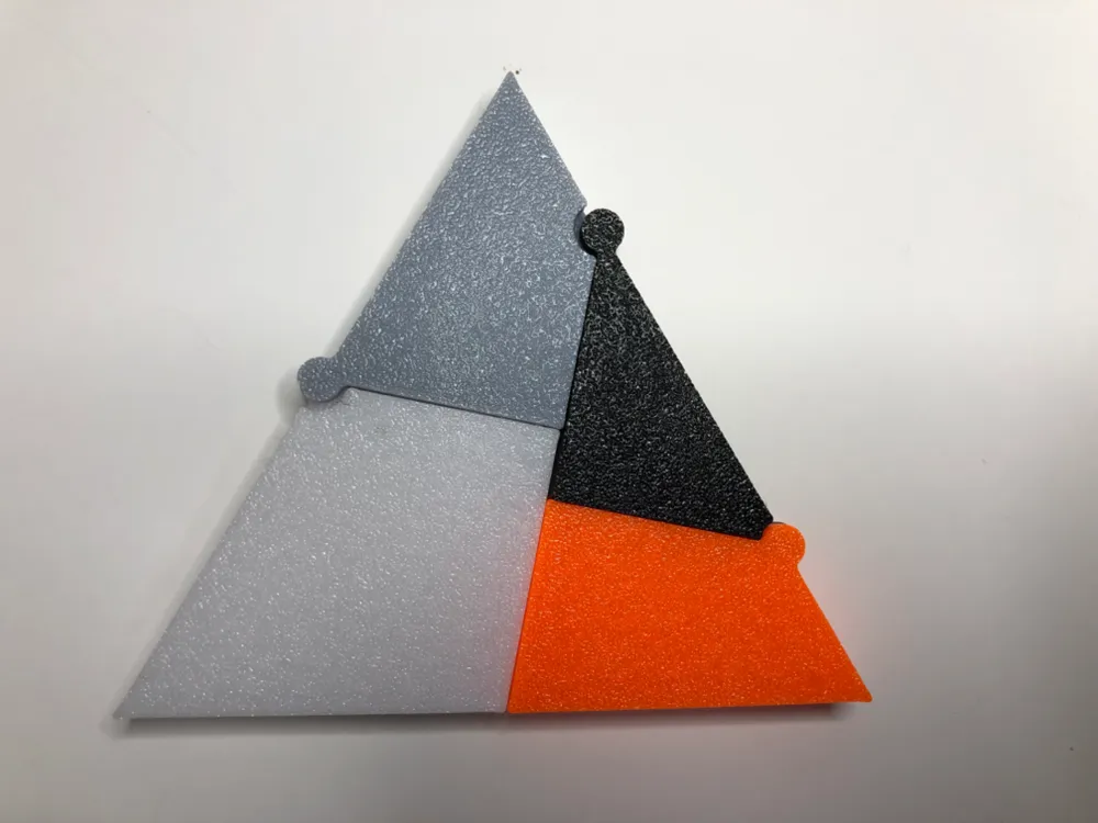 Dudeney's Triangle to Square Puzzle by NovemberKou MakerWorld: Download ...