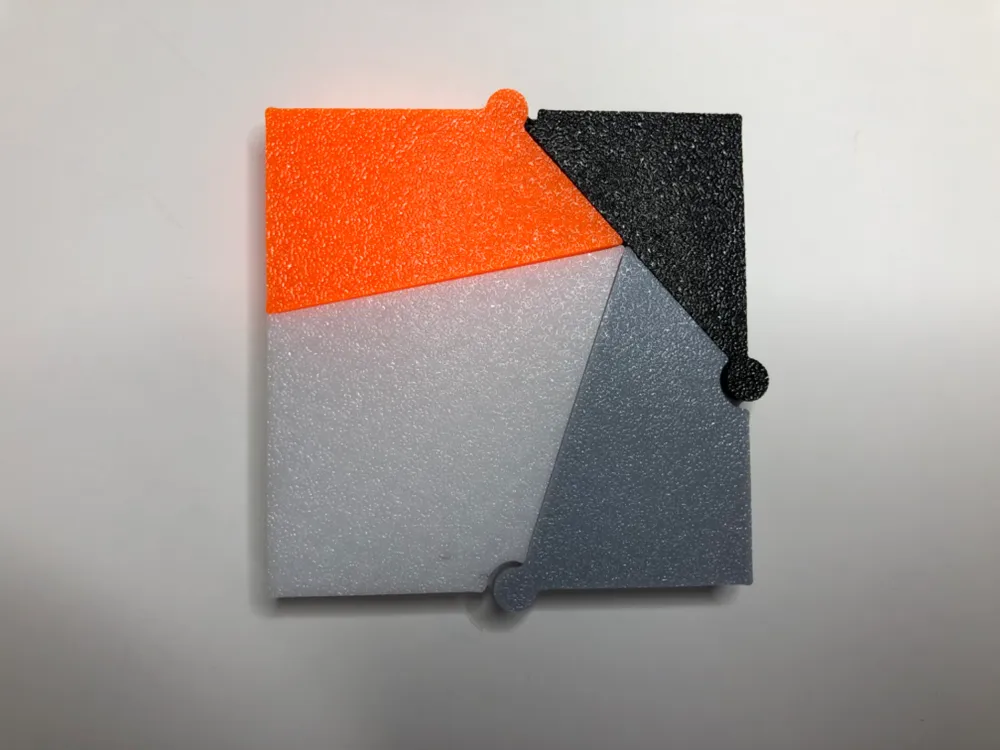 Dudeney's Triangle to Square Puzzle by NovemberKou MakerWorld: Download ...