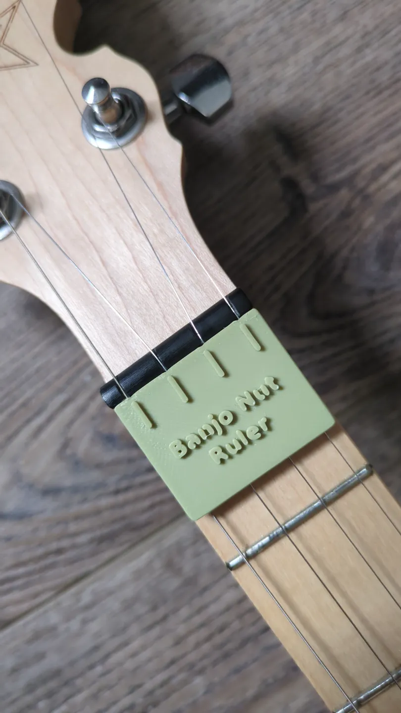 Banjo Nut Ruler (Deering) by user_1113379433 - MakerWorld